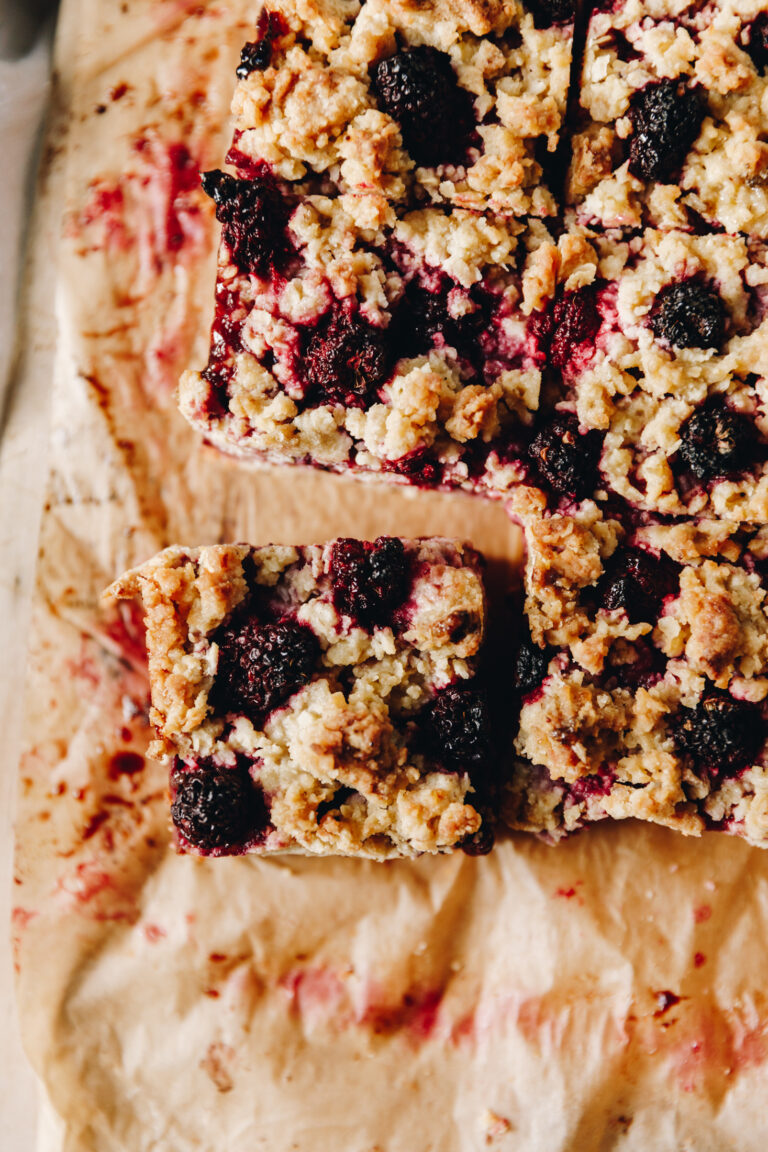 Berry Crumble Slice